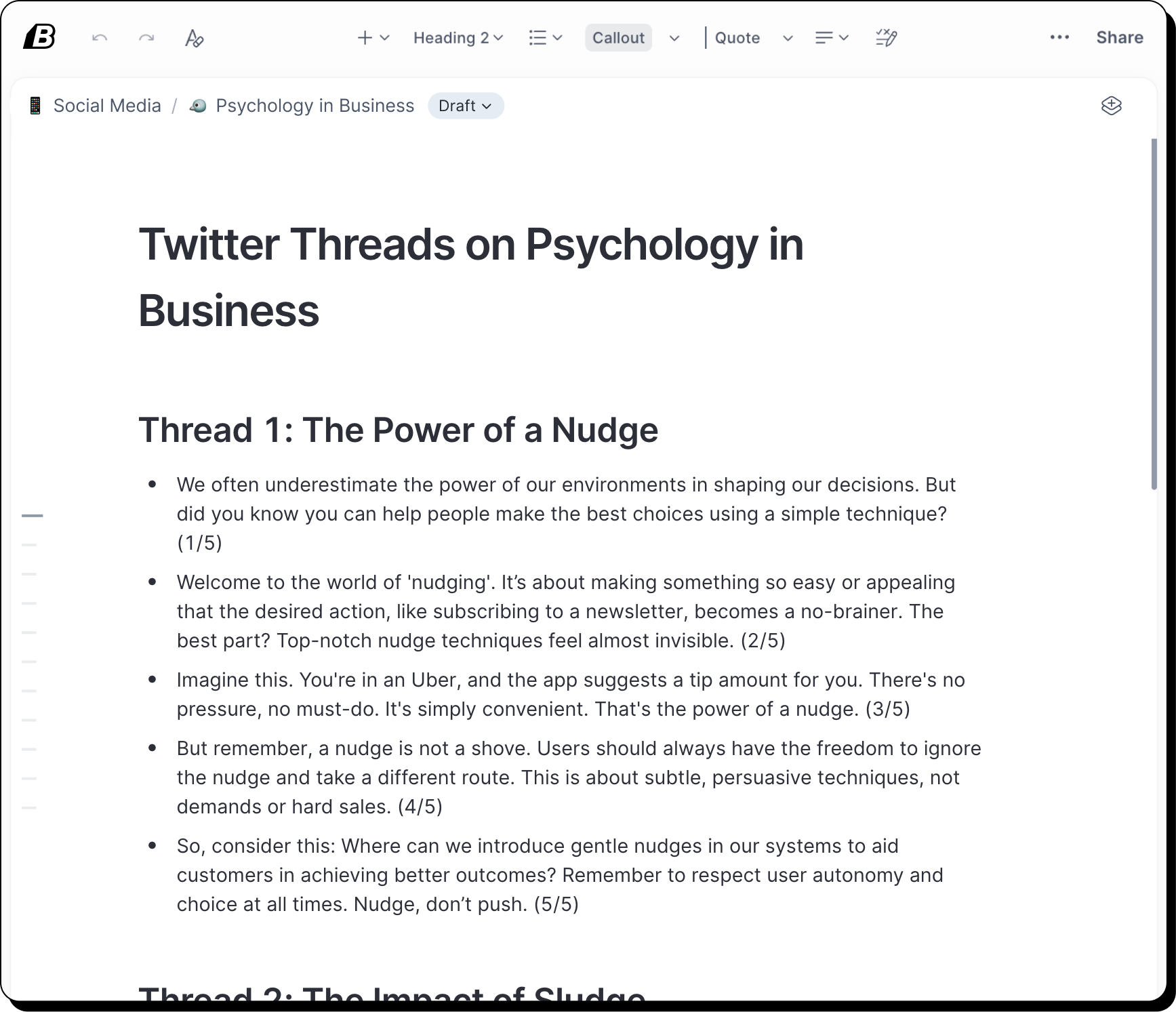 Blaze | Twitter Thread Template